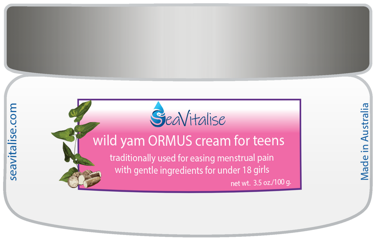 wild yam ORMUS cream for teens – SeaVitalise