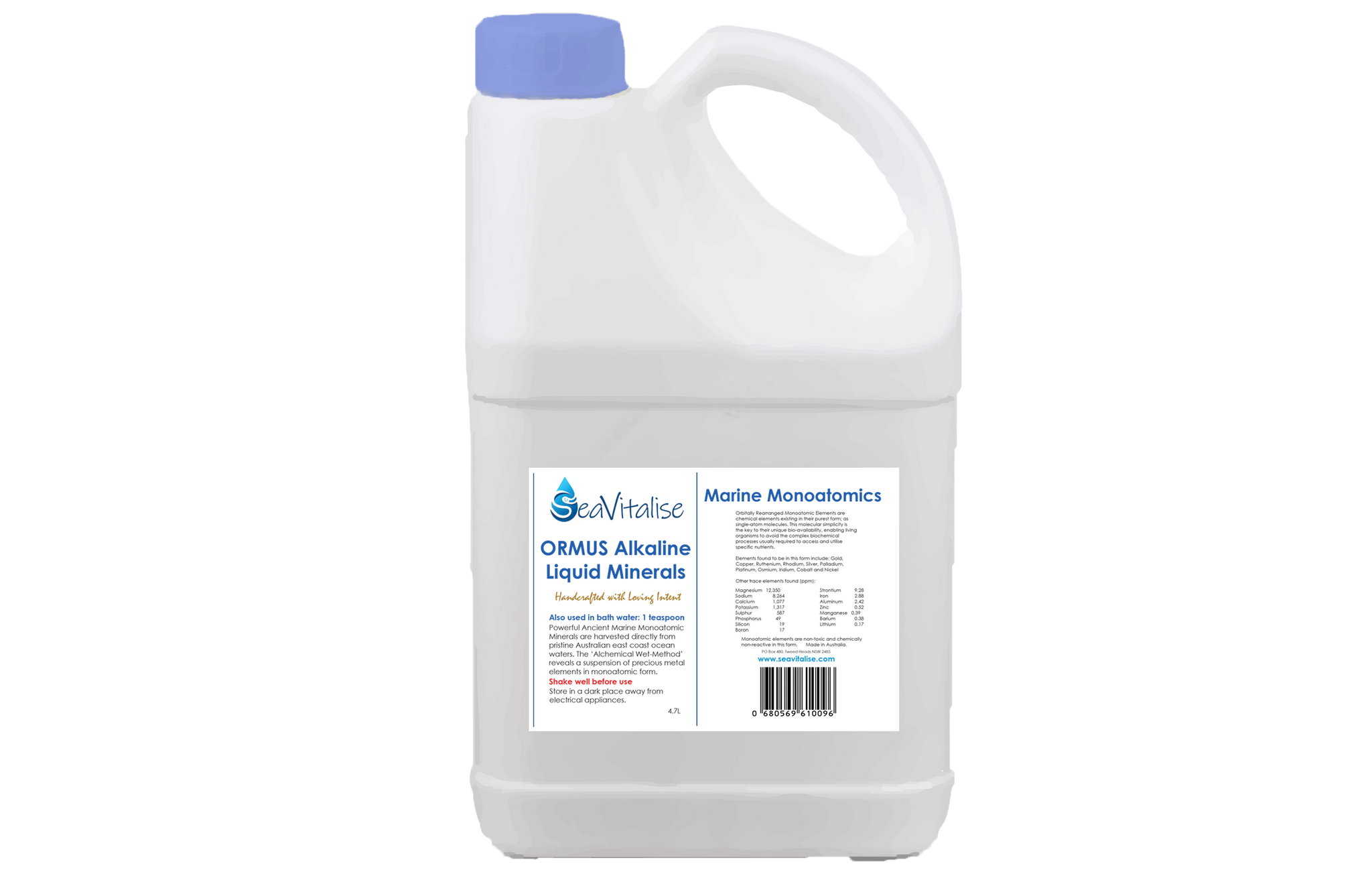 ORMUS Liquid Minerals – SeaVitalise